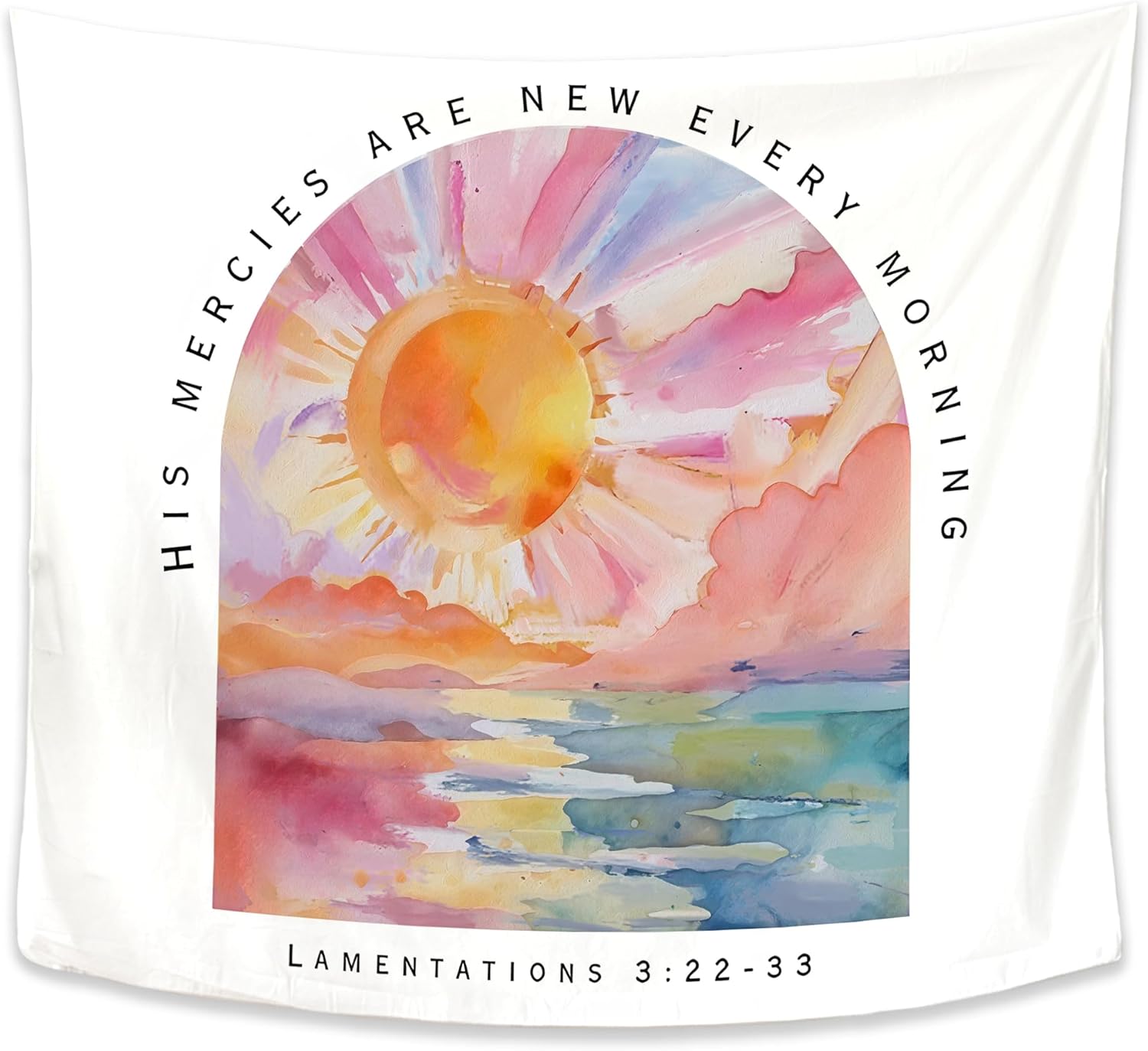 Amazon.com: Exqcom Christian Tapestry, His Mercies Are New Every ...