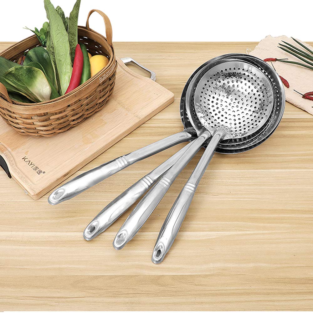 Strainers And Colanders Skimmer Ladle Spoon 304 Stainless Steel Skimmer ...
