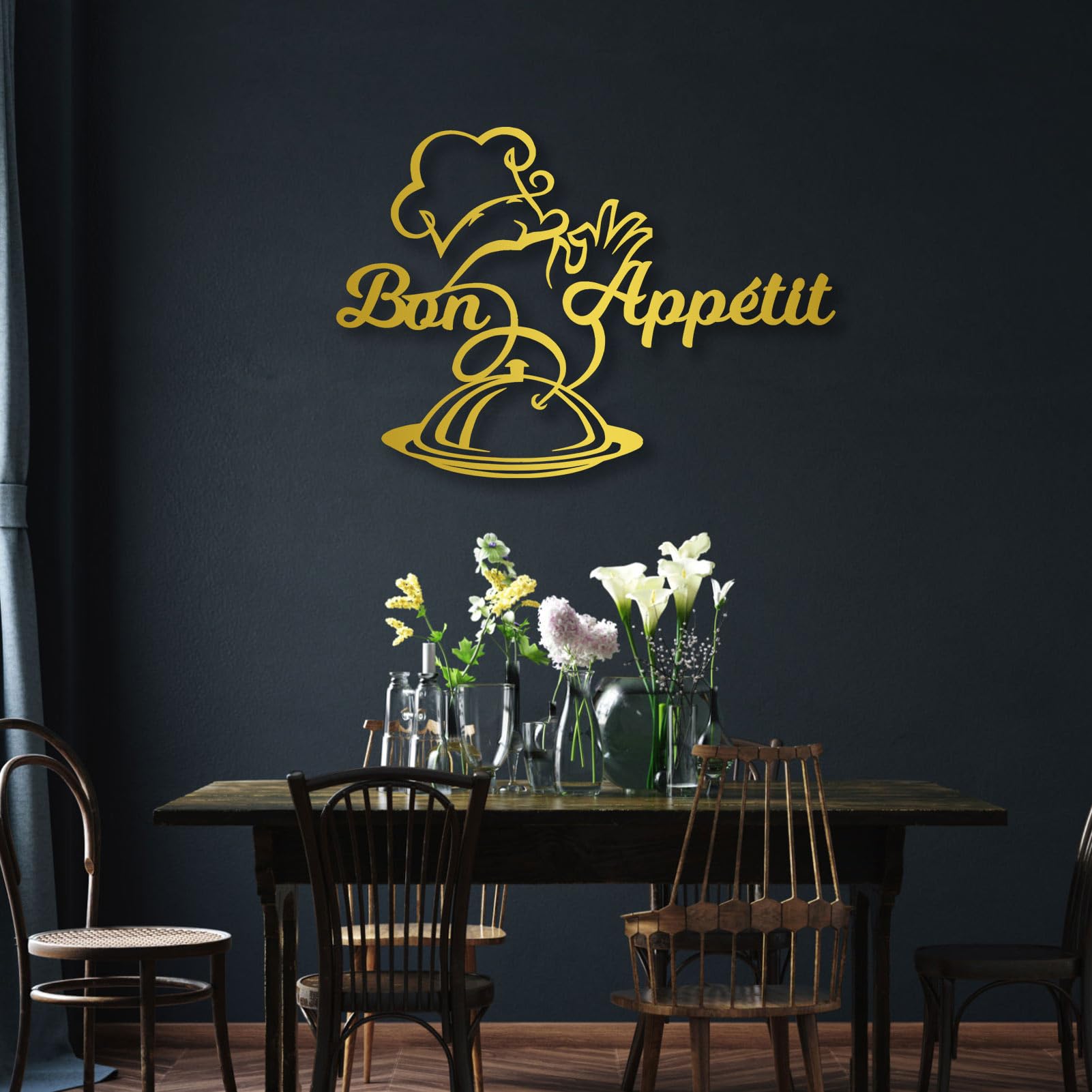 Bon Appetit Wall Decor Bon Appetit Hand Lettering Wall Art
