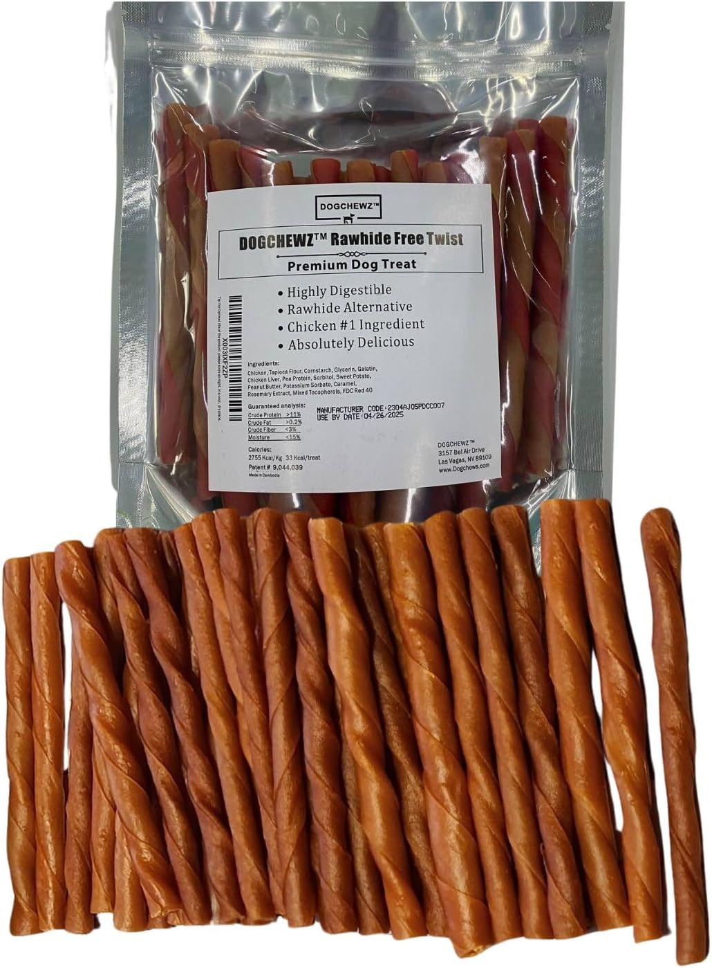 Amazon.com : 3 Heartland Farms Peanut Butter Twist Sticks 2.3 oz : Pet ...