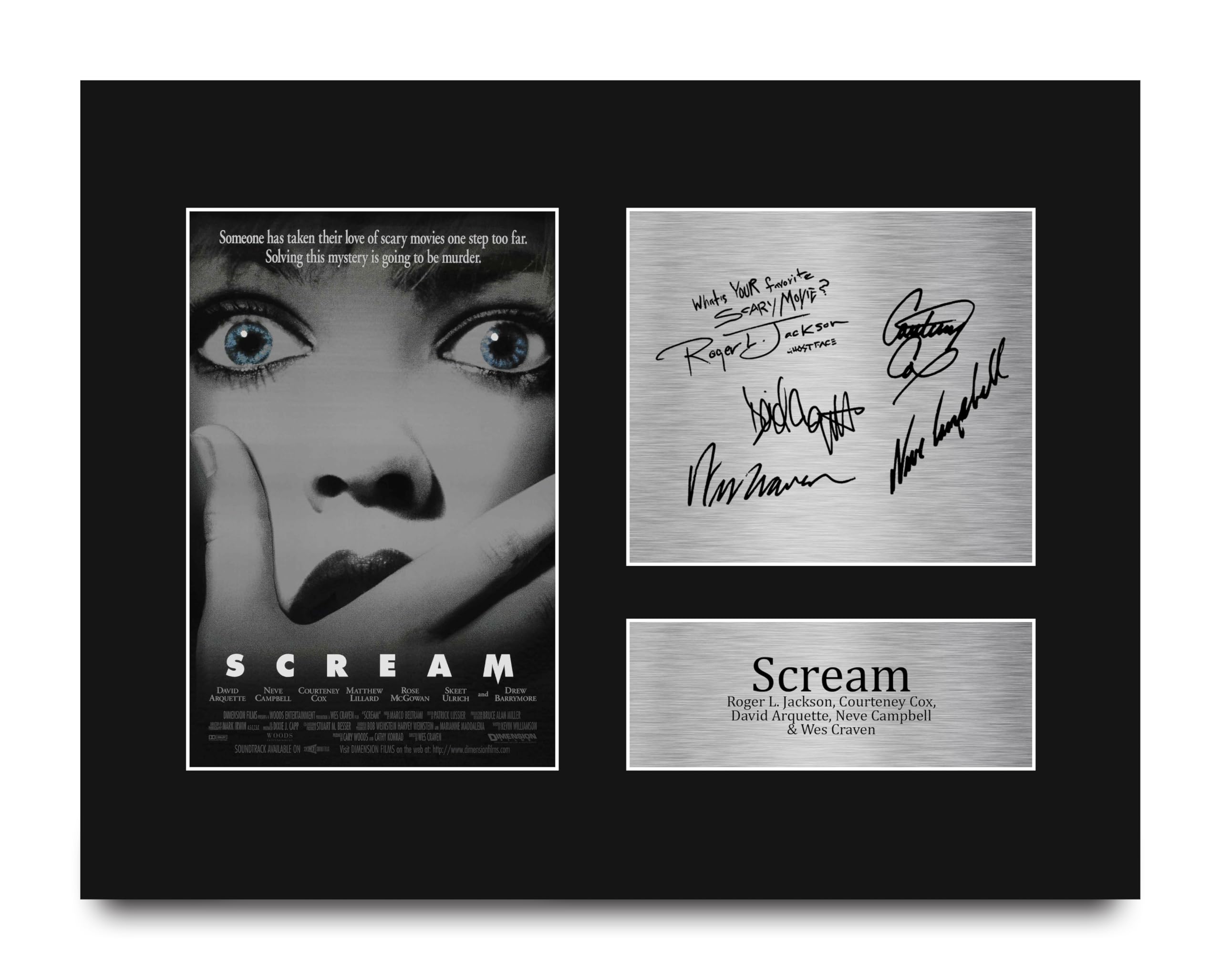 Amazon.com: HWC Trading Scream Gifts Printed Signed Autograph Picture ...