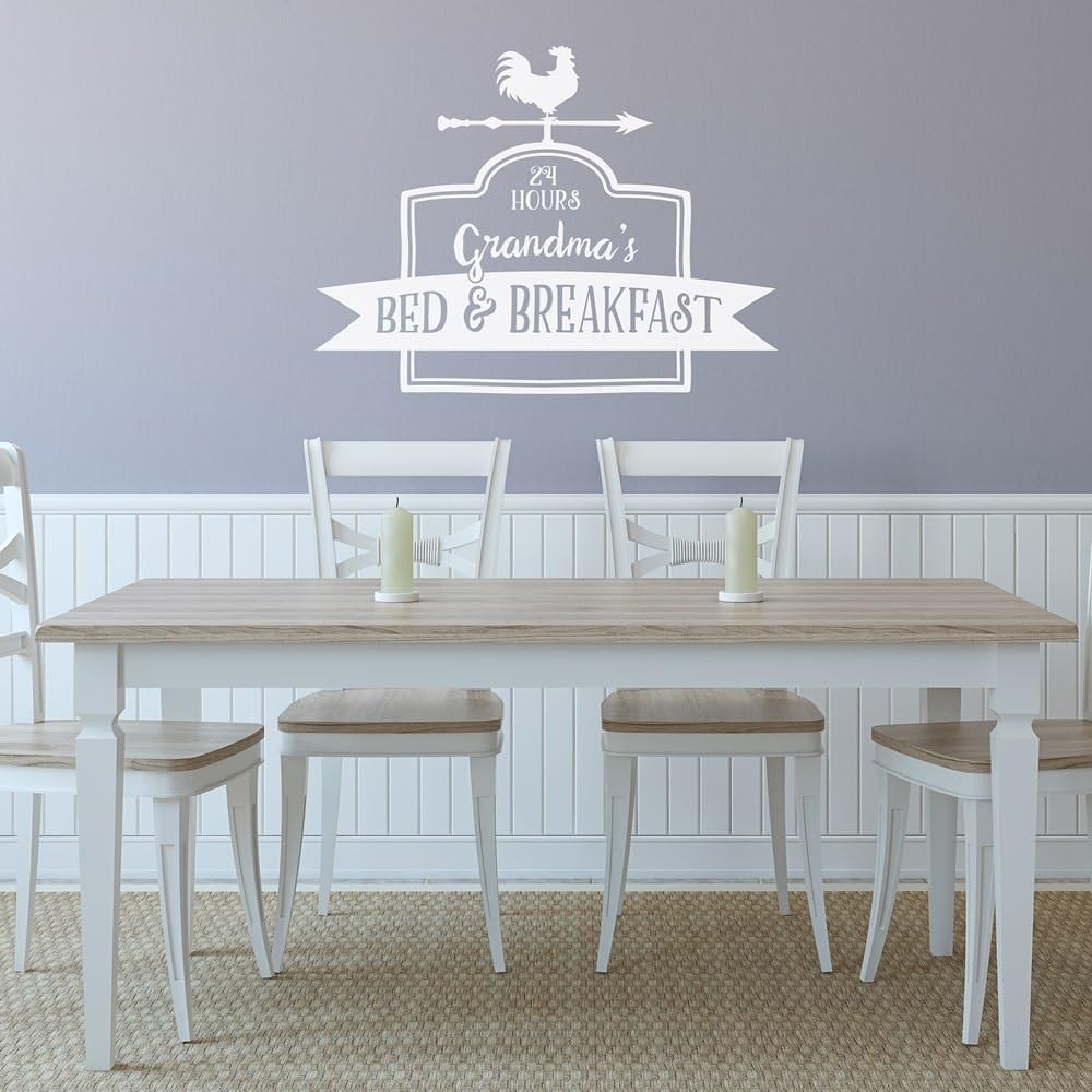 Amazon.com: "Grandma's 24 Hour Bed & Breakfast" Wall Decal Mixed ...