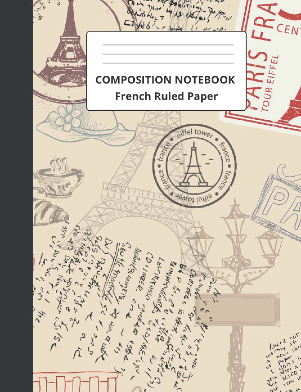 Composition Notebook French Ruled Paper: Grands Carreaux French Ruled ...