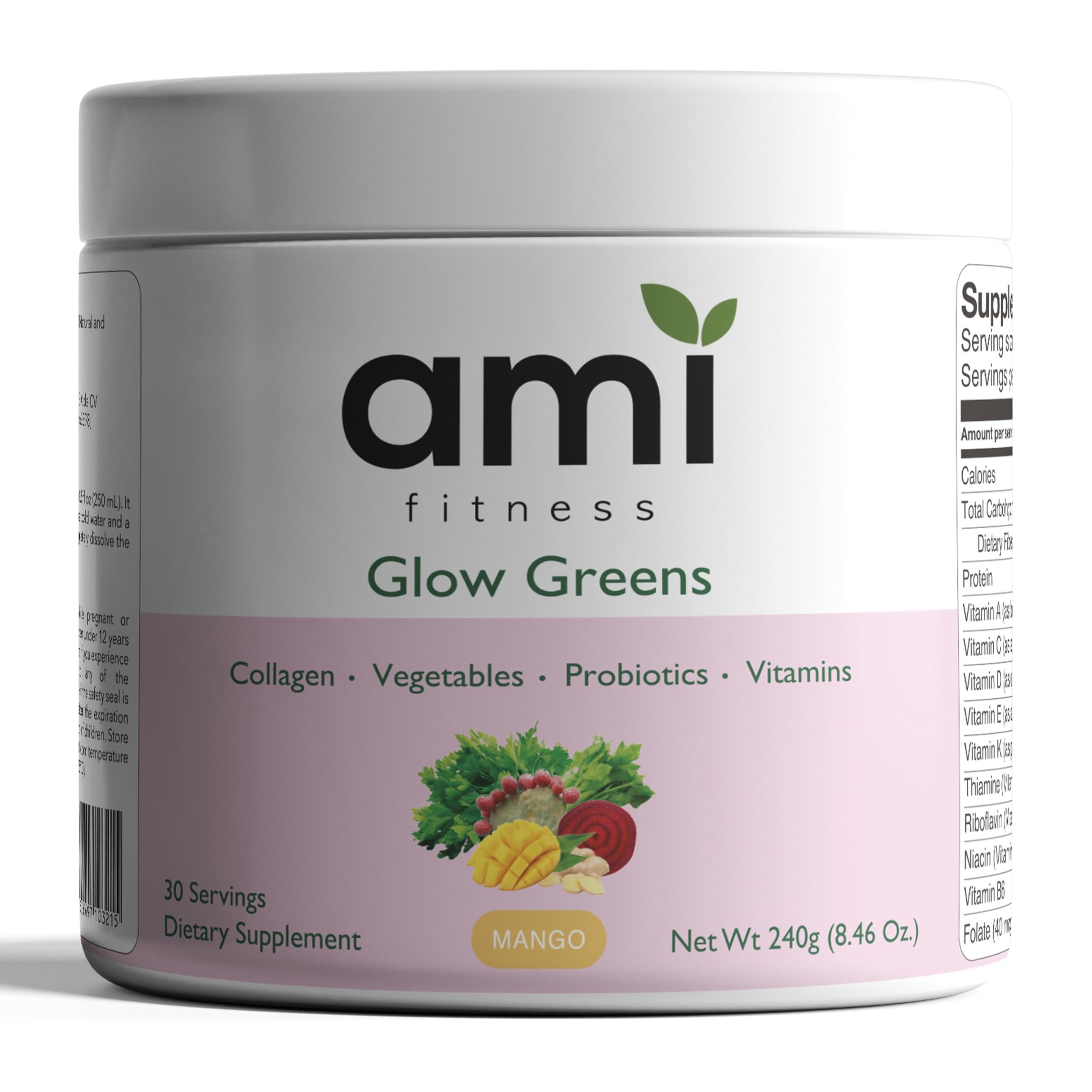 Glow Greens Powder, Collagen...B0CS4GX1ZT | Encarguelo.com