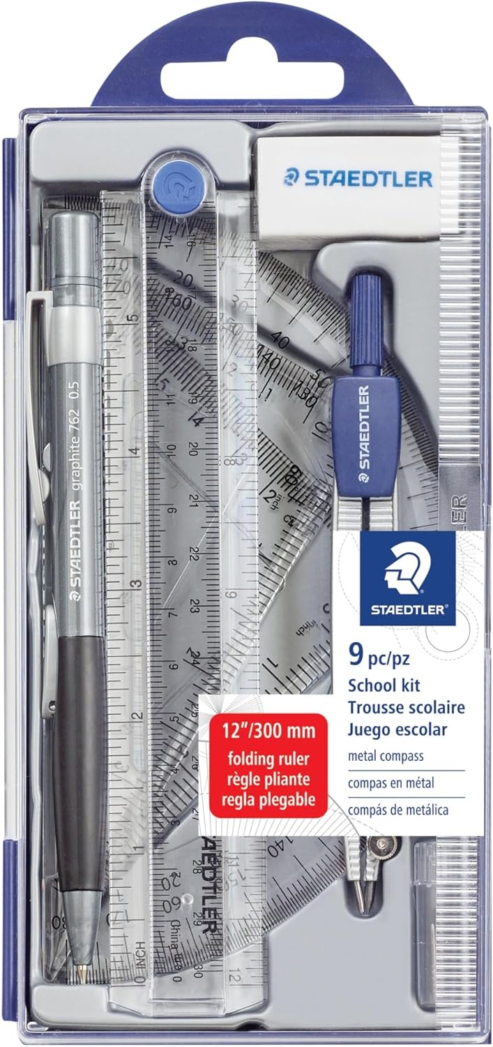 Staedtler® 9-Piece Math School Kit : Amazon.ca: Office Products