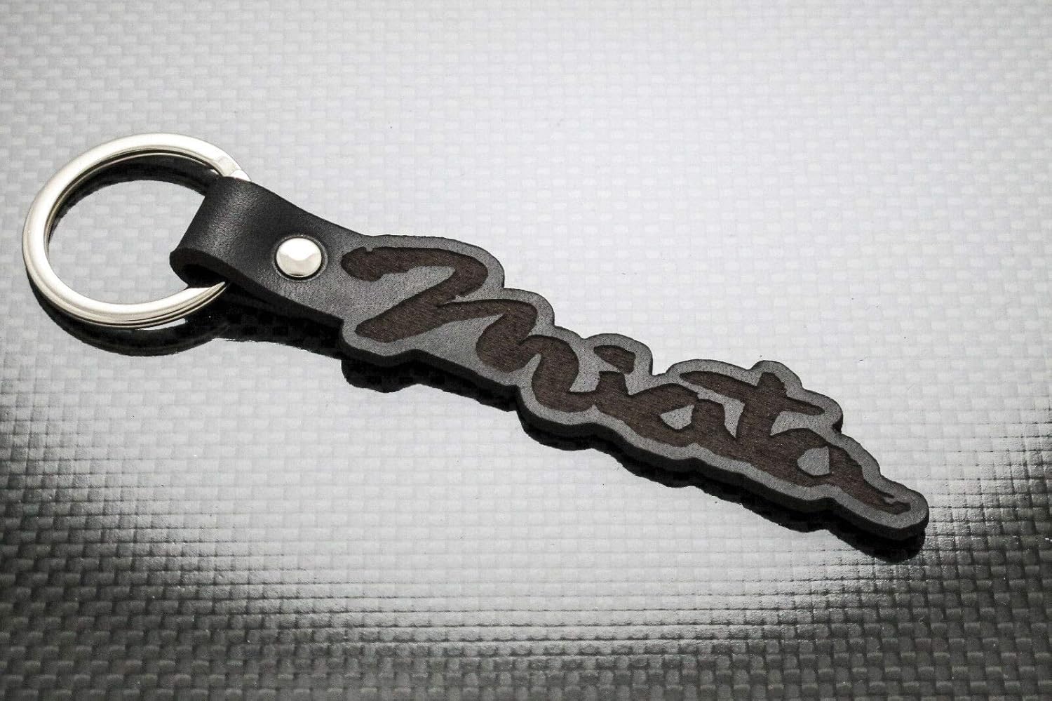 Boostnatics Handmade Leather Keychain Keyring Compatible with Miata Key ...