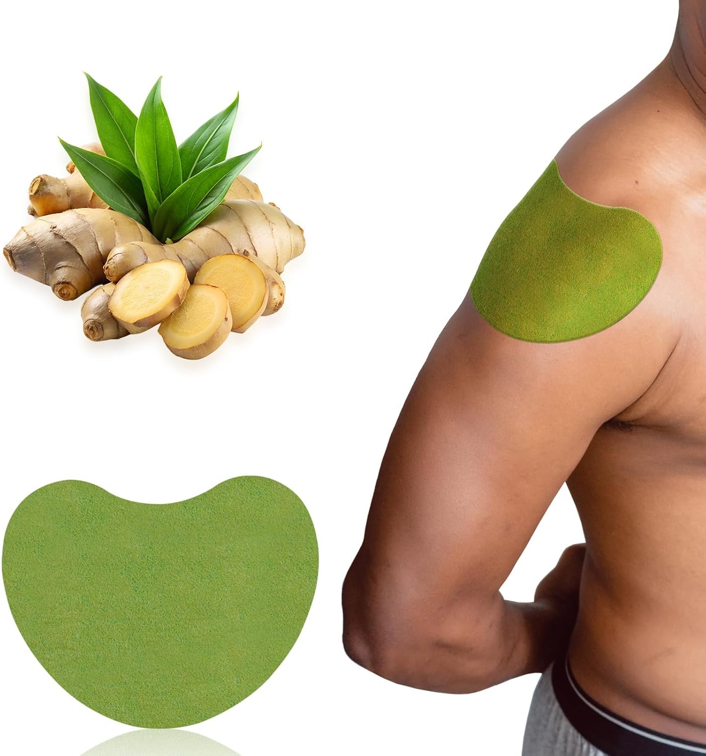 Amazon.com: ishancare Shoulder Patches - 24 Count Warming Herbal ...