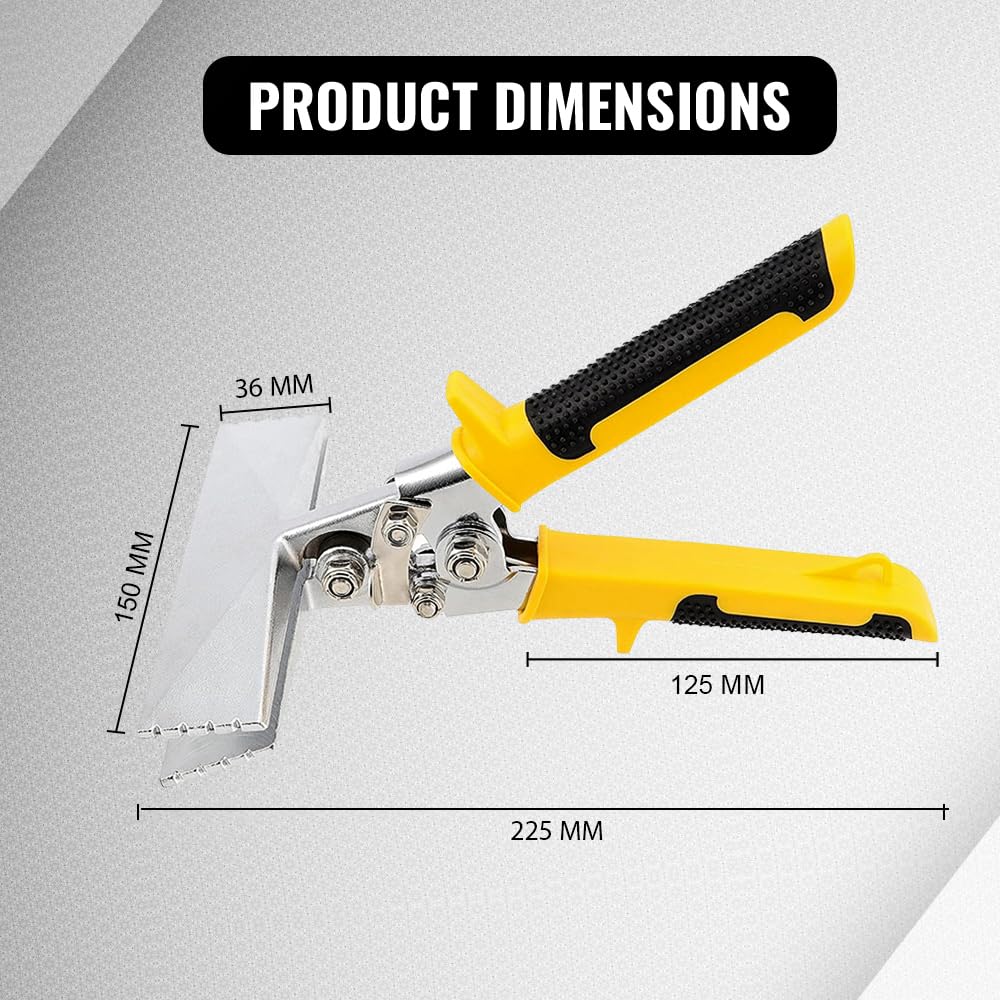 Snapklik.com : Zimpty Sheet Metal Hand Seamer, 6 Inch Jaw Straight ...
