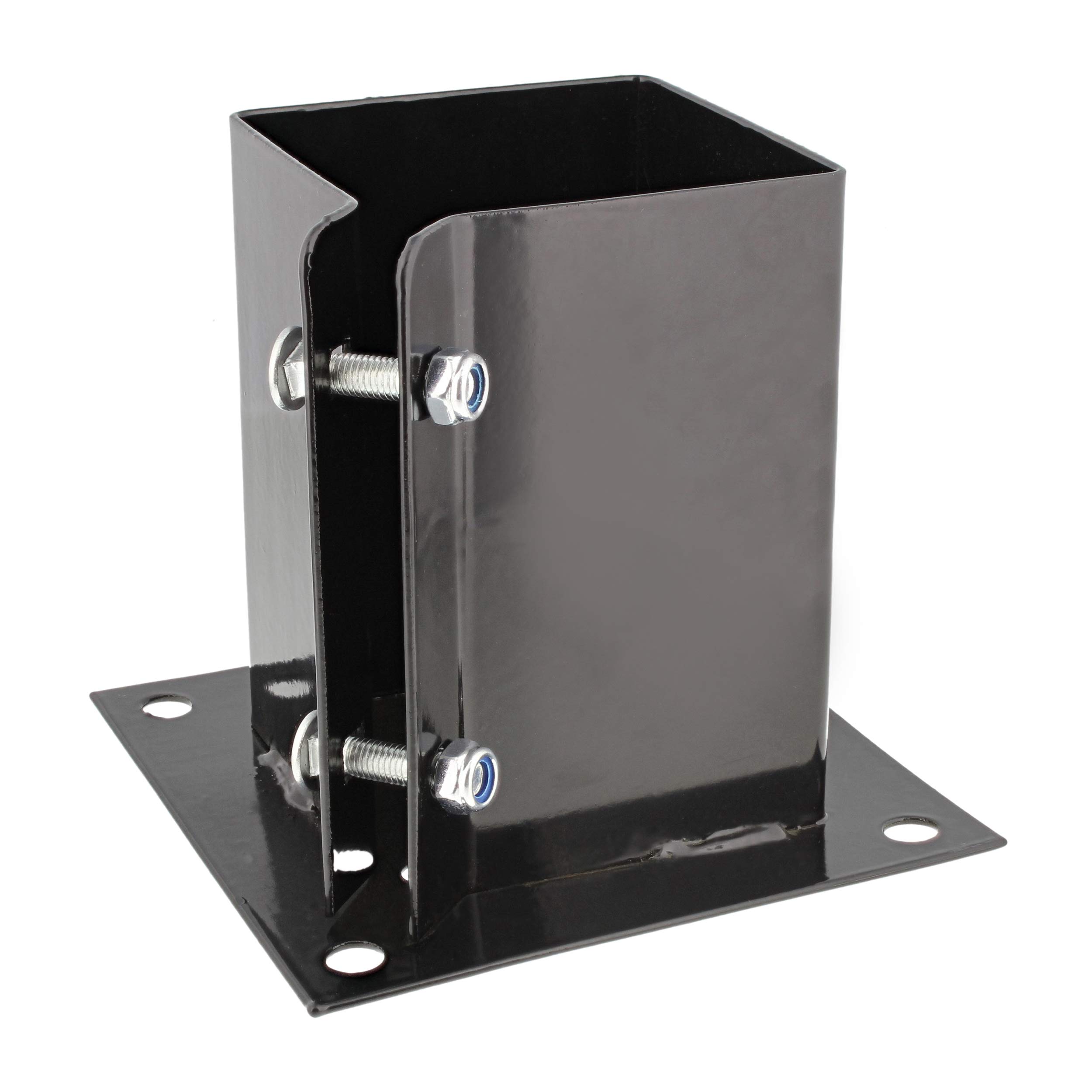 Buy BISupply No Dig 4x4 Post Anchor Square Bracket 1pk Bolt Down Post