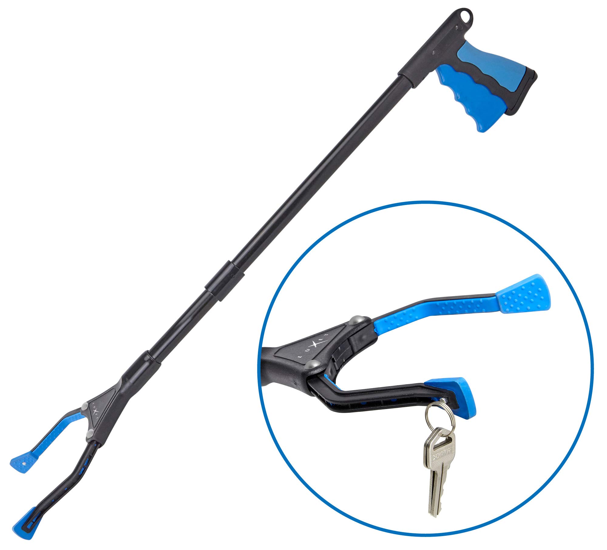 Luxet 3 Pack UPDATED Foldable 32 Inch & 19 Inch Steel Reacher Grabber ...