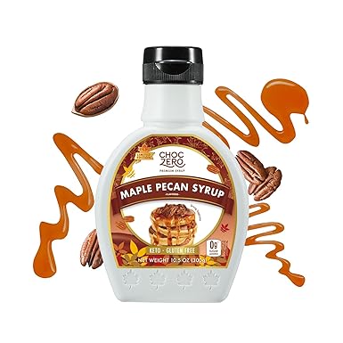 Amazon.com : ChocZero Maple Pecan Syrup, Sugar Free, Low Carb, Sugar ...