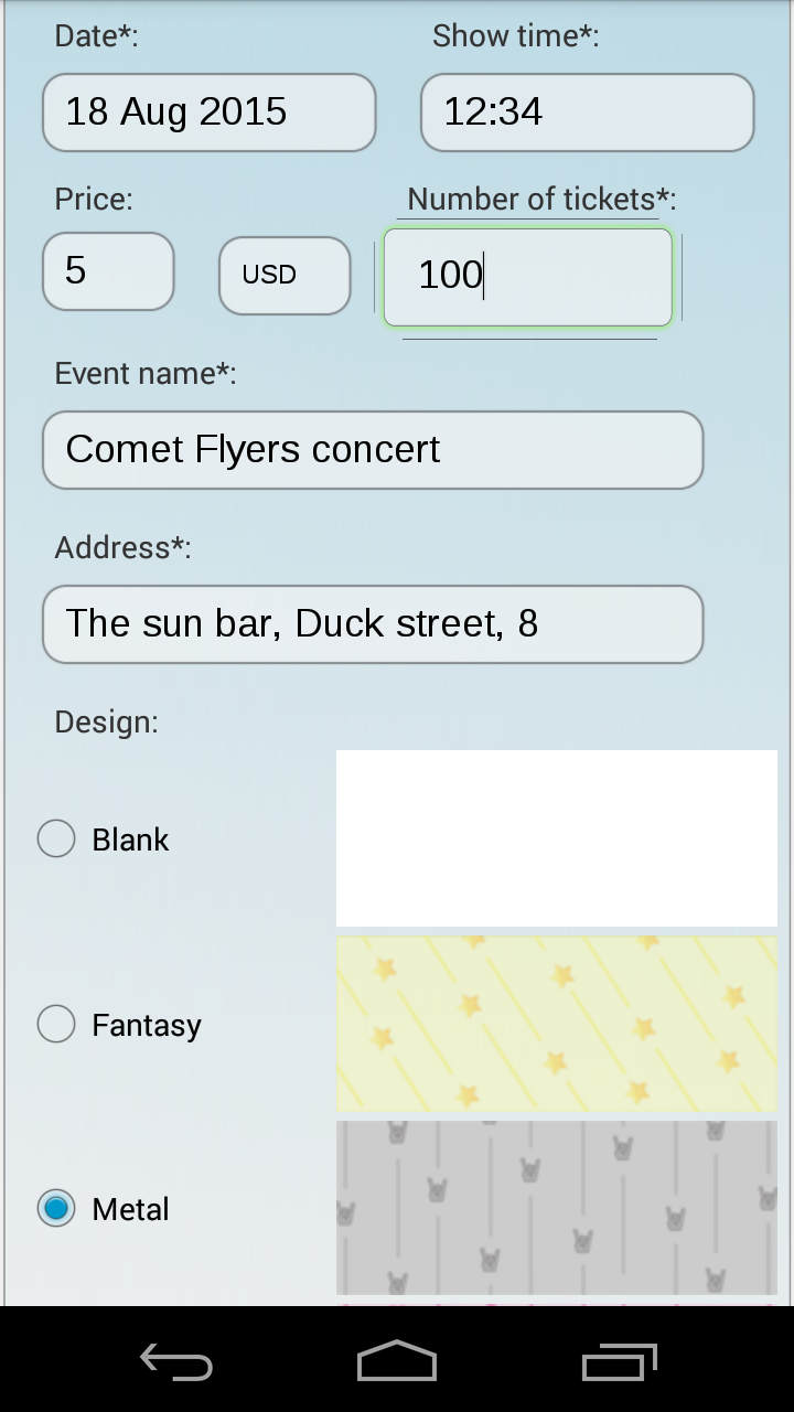 Ticket creator for events with scanner - App on Amazon Appstore