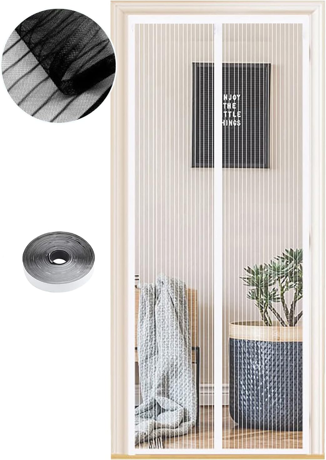 Magnetic Fly Screen Door, Hundreds of Sizes, 110 x 200cm, Anti Mosquito ...