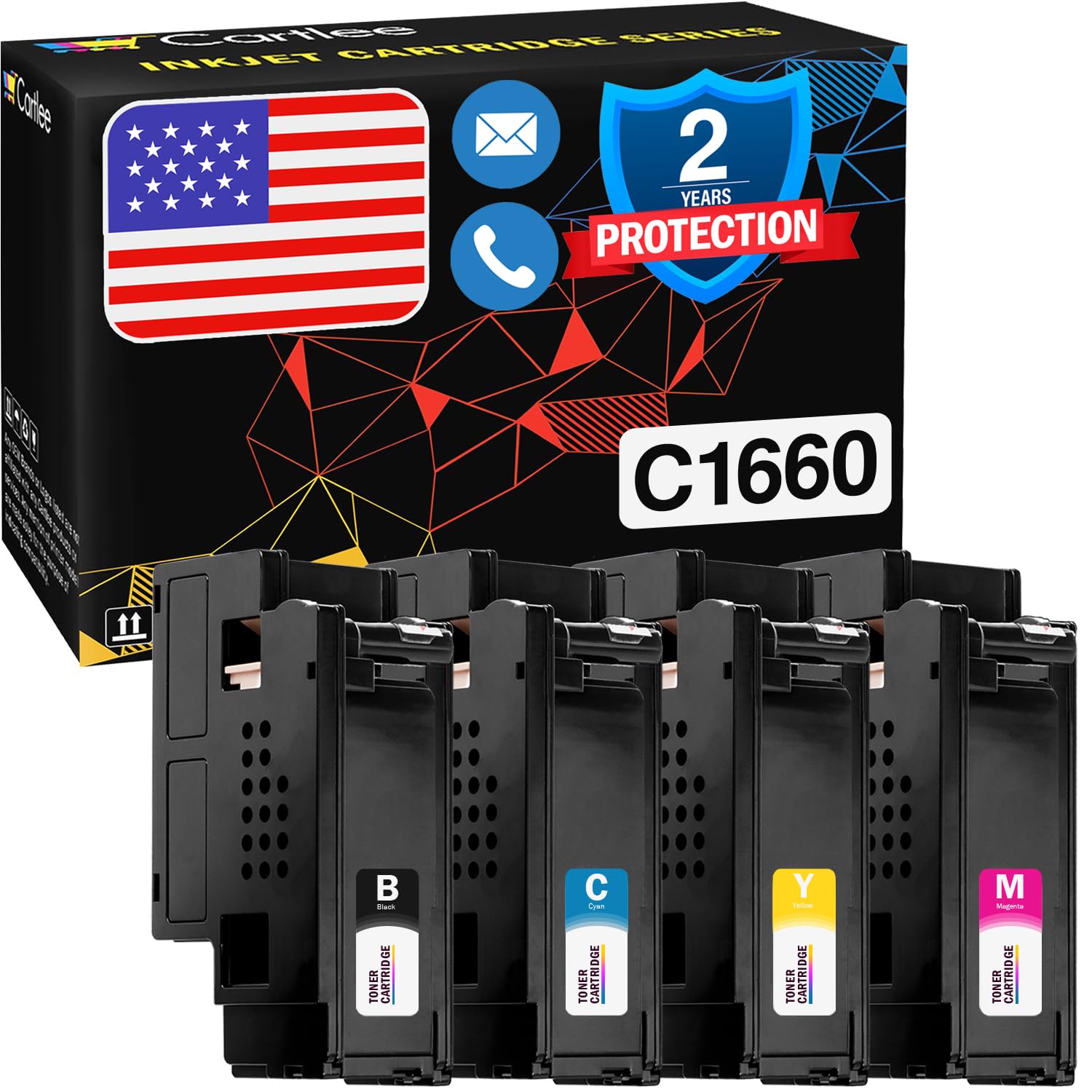 Amazon.com: Cartlee Compatible Toner Cartridges Replacement for Dell ...