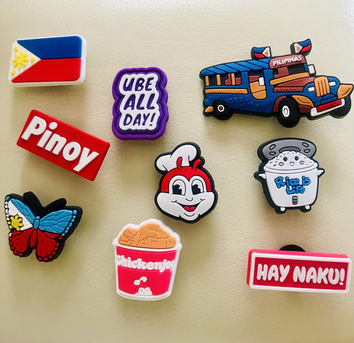 Amazon.com: Filipino Shoe Charms 9PCS Country Shoe Charms Clog ...