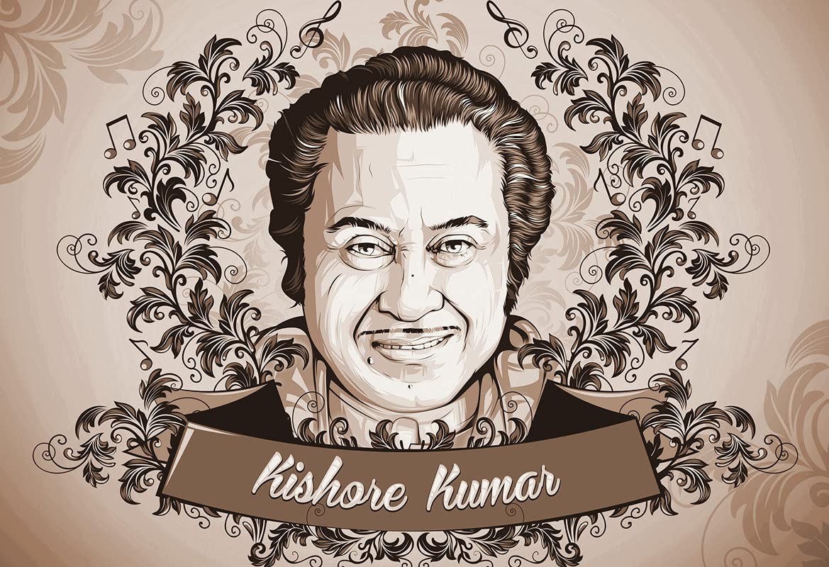 Kishore Kumar Singing Wallpaper