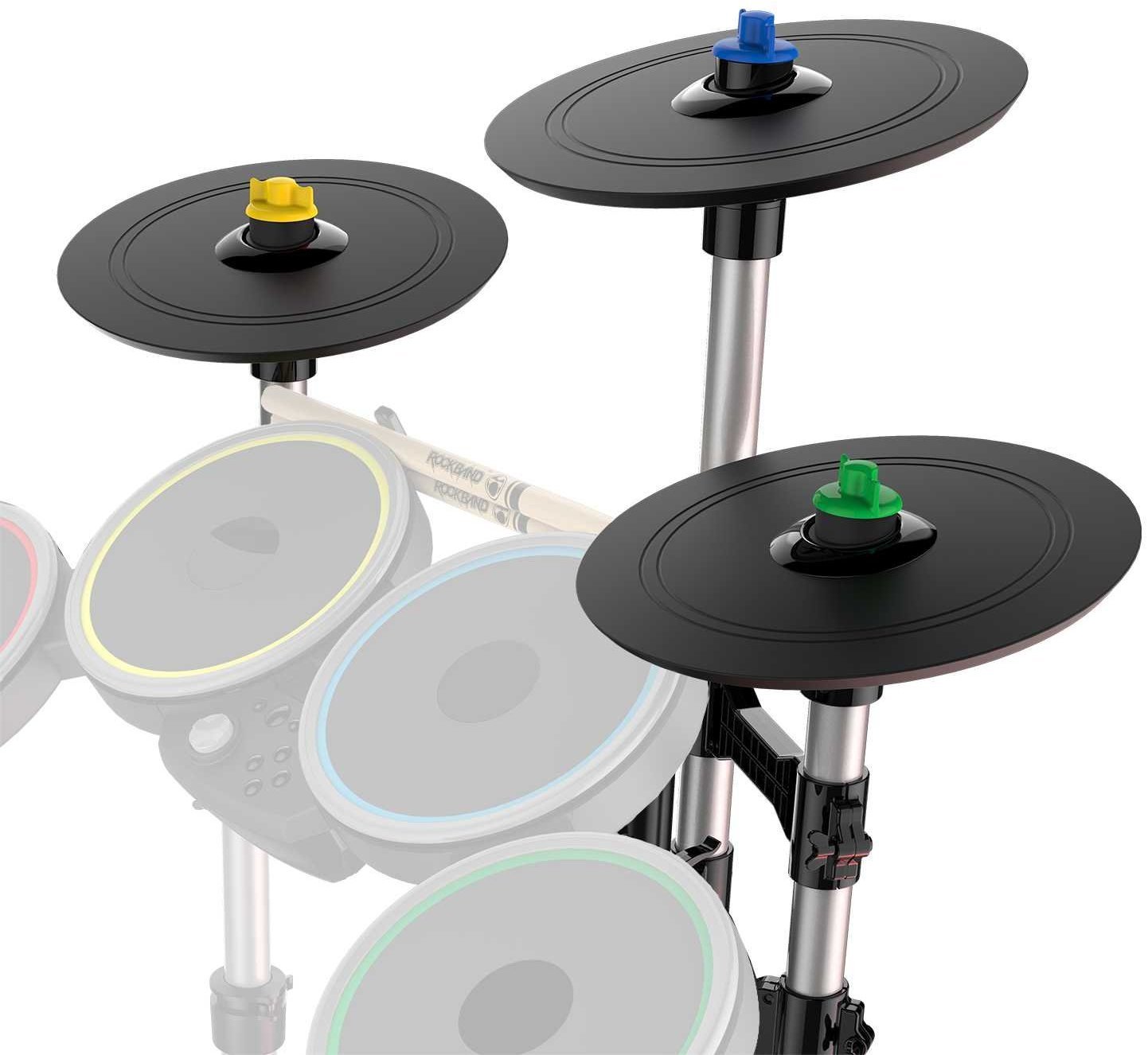 Amazon.com: Rockband Pro-Cymbals Expansion Kit for Rock Band Rivals and ...