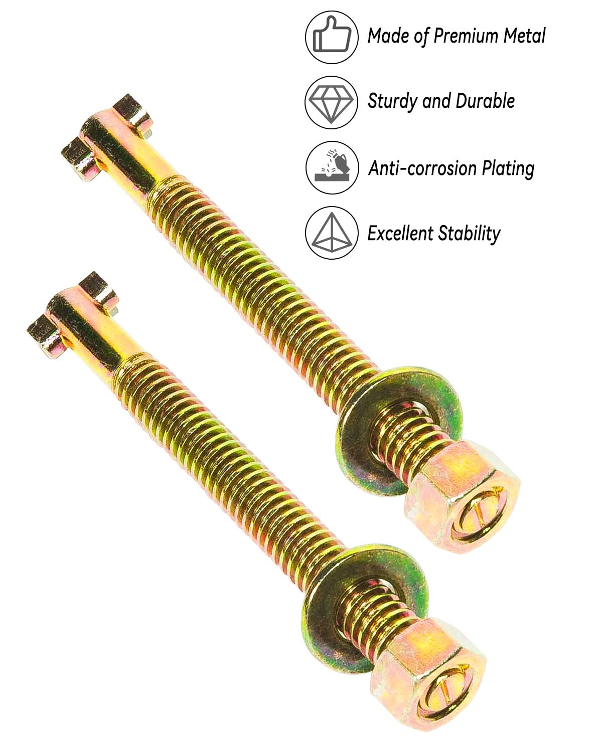 Snapklik.com : 2 Pack Of Brake Cage Bolt, Cagebolt Fit For Semi Truck ...