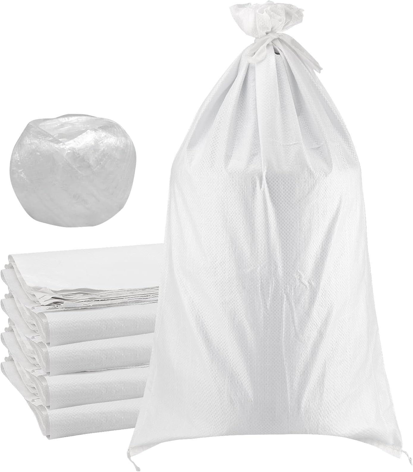 Amazon.com: SEUNMUK 50 Pack 18 x 30 Inch Empty Sandbags, Empty White ...
