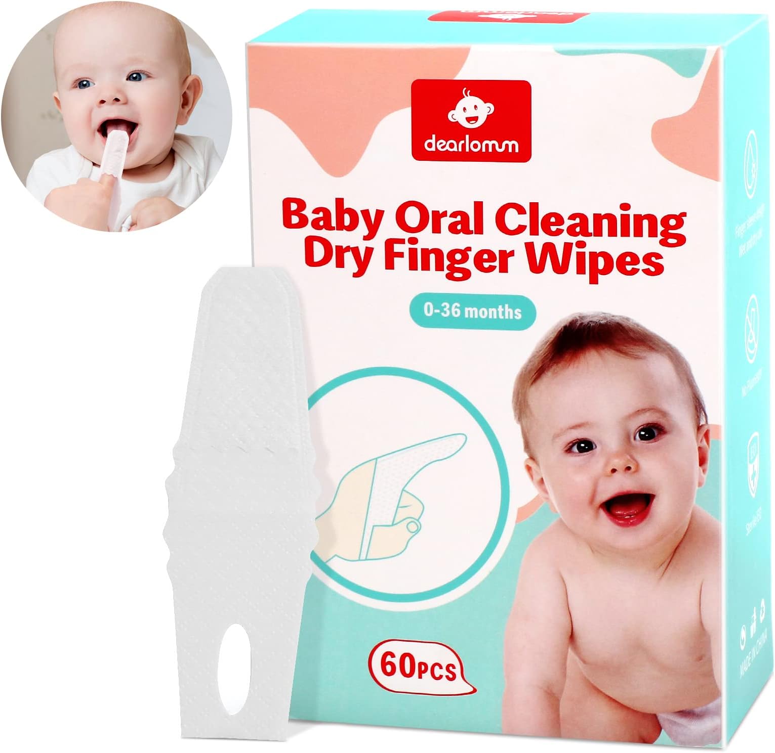 Amazon.com: dearlomum Toddler Baby Dry Wipes, Baby Newborn Tongue ...