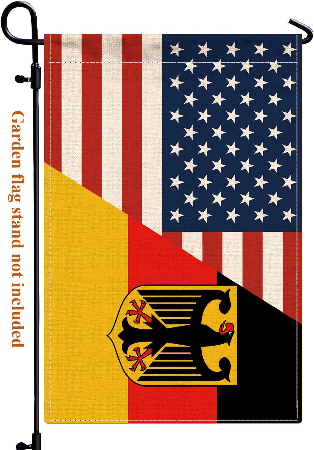 Amazon.com : Germany USA Friendship Garden Flag,12x18 in Heavy Duty ...