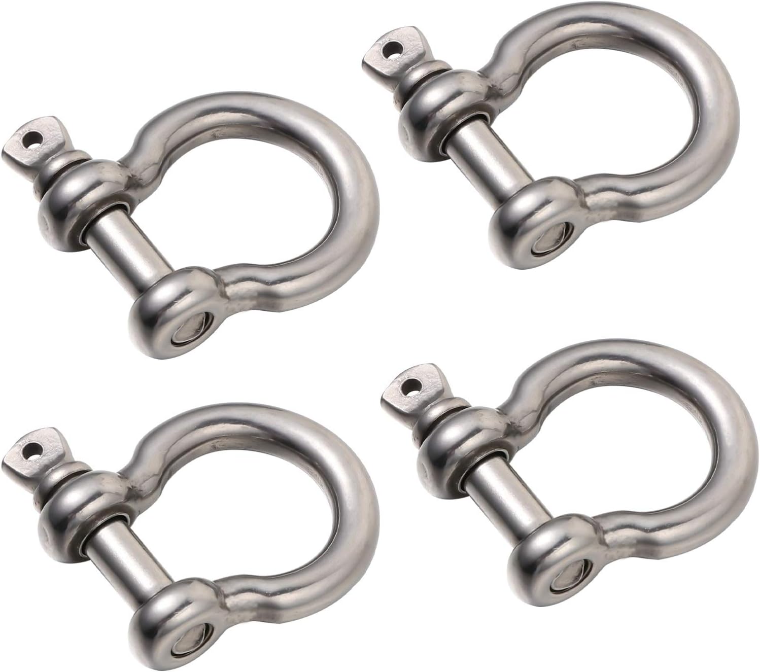 Amazon.com: UKCOCO 4pcs Stainless Steel Horseshoe Shackles Heavy Duty D ...