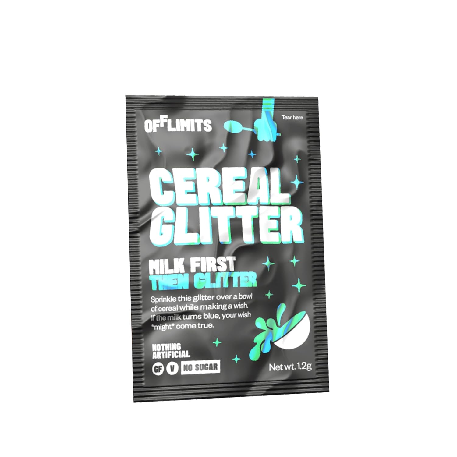 Amazon.com: OffLimits Cereal Glitter, 1.2 Grams (Pack of 4), Silver ...
