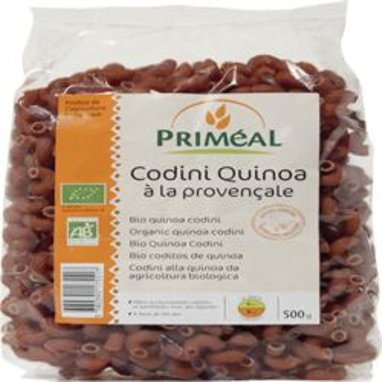 Priméal Codini Provençale Quinoa 500 g : Amazon.com.be: Home & Kitchen