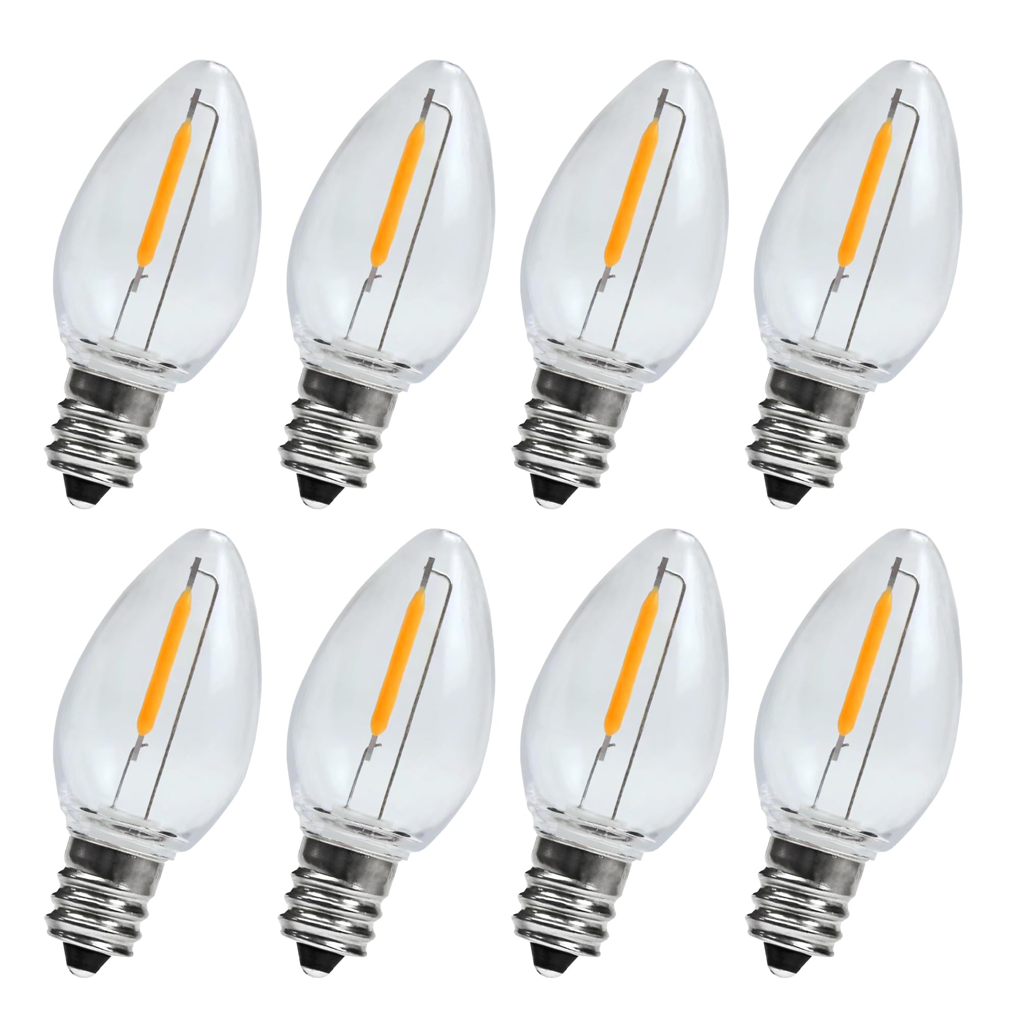 KLY LED Night Light Bulbs, C7 Shatterproof Replacement Led Bulb for ...