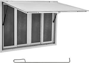 Amazon.com: Sirmupea 60x36 inch Aluminum Alloy Concession Window – 4 ...
