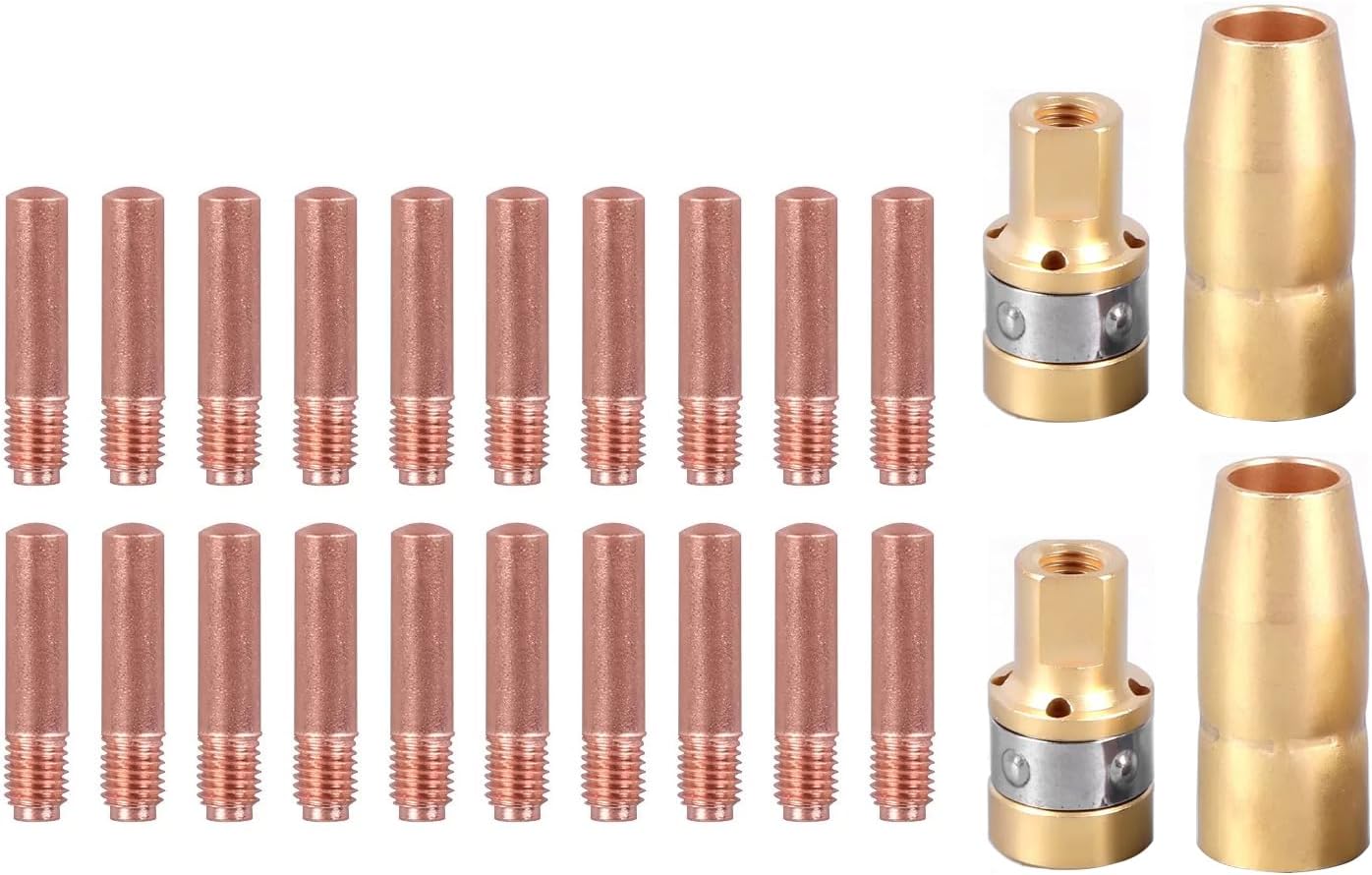 Eddyweld MIG Contact tip Nozzle Compatible with Hobart Handler 210 MVP ...