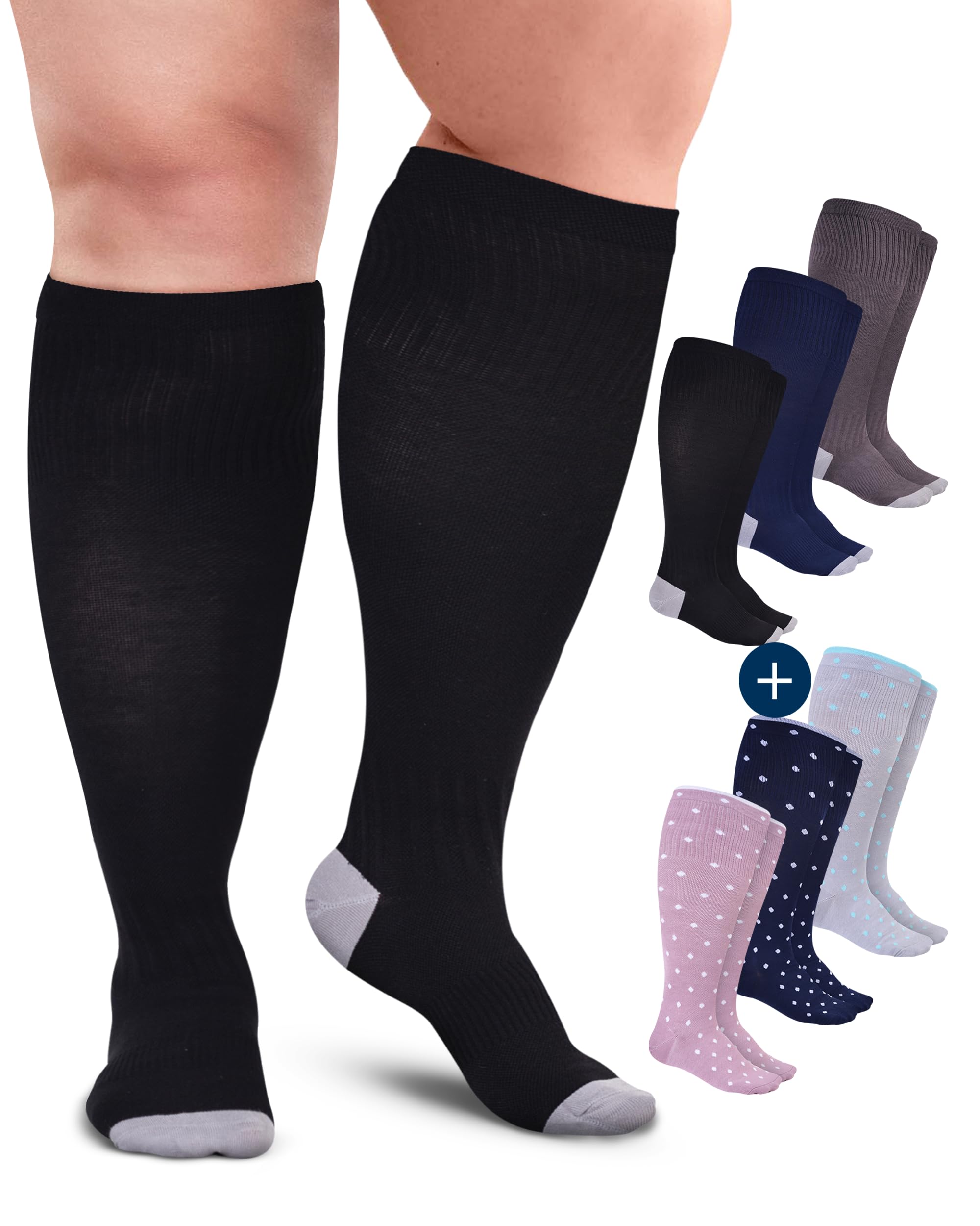 Amazon.com: Pembrook Light Compression Socks - Bundle : Sports & Outdoors