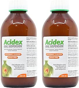 2 x Acidex Peppermint 500ml : Amazon.co.uk: Health & Personal Care