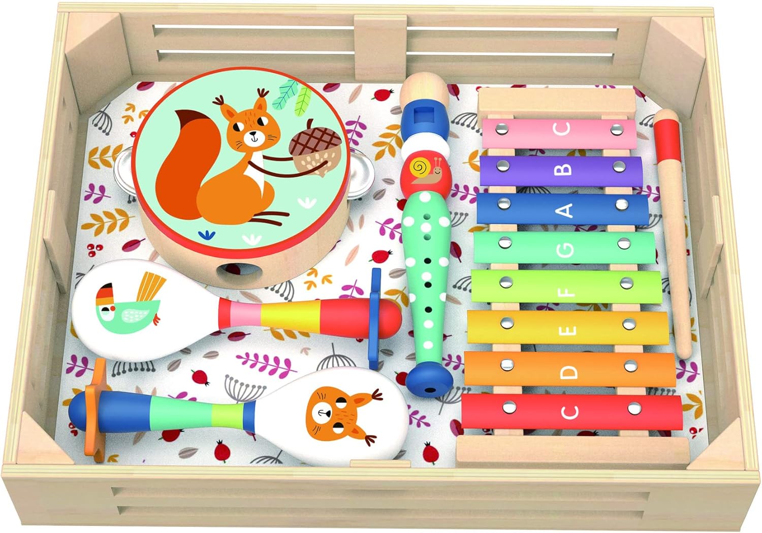 Tooky Toy Musical Instrument Set - Forest : Amazon.co.uk: Toys & Games
