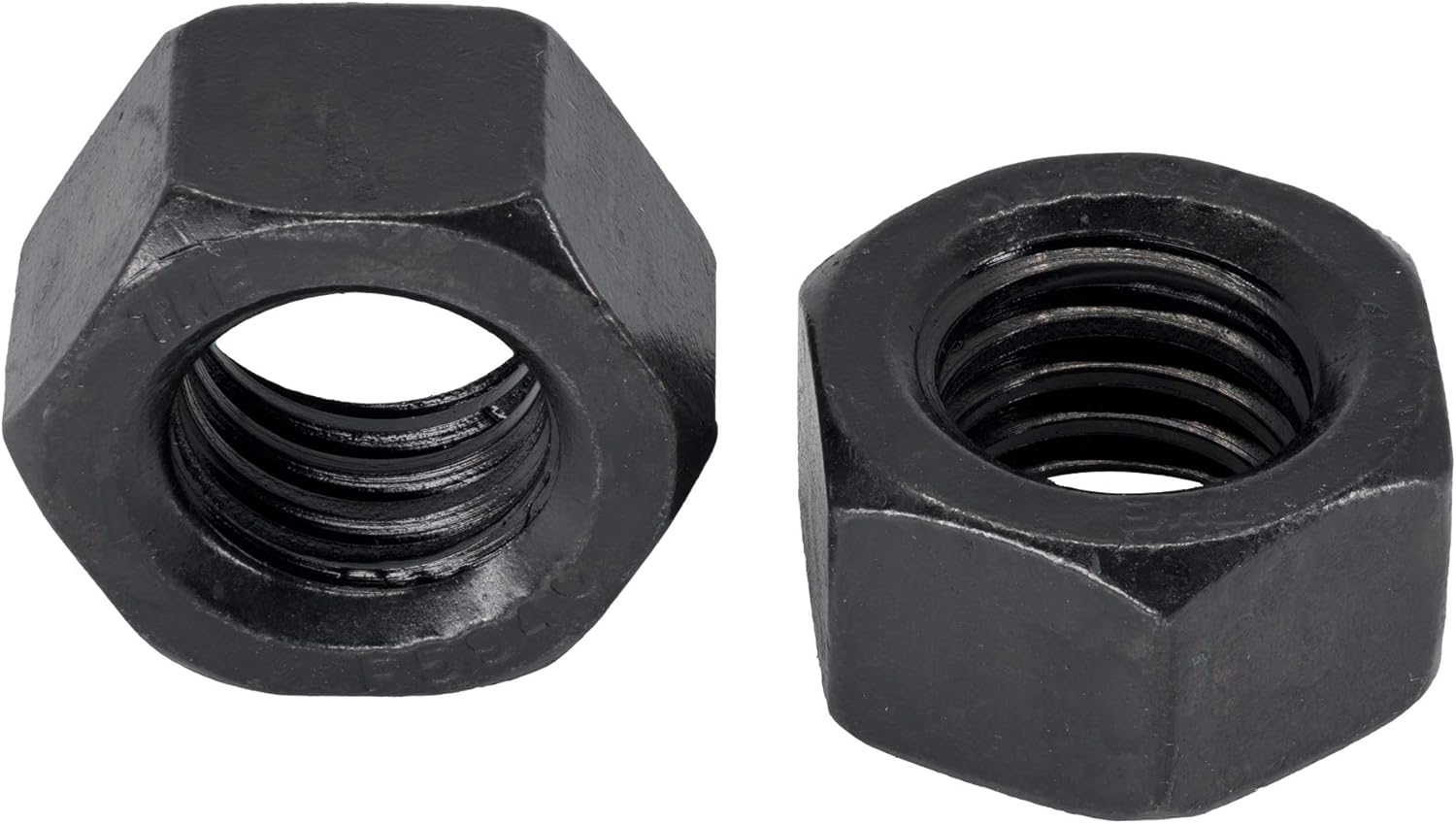 Amazon.com: Makers Bolt 3/8" Black Hex Nuts (25 pcs) 18-8 Stainless ...