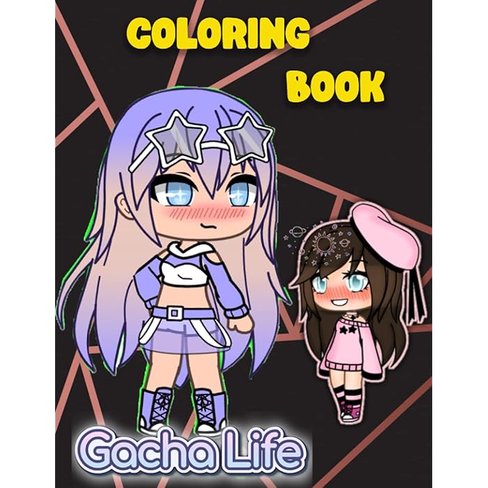 Buy Gacha Life Coloring Book: Gacha Life Fantastic Adults Coloring ...