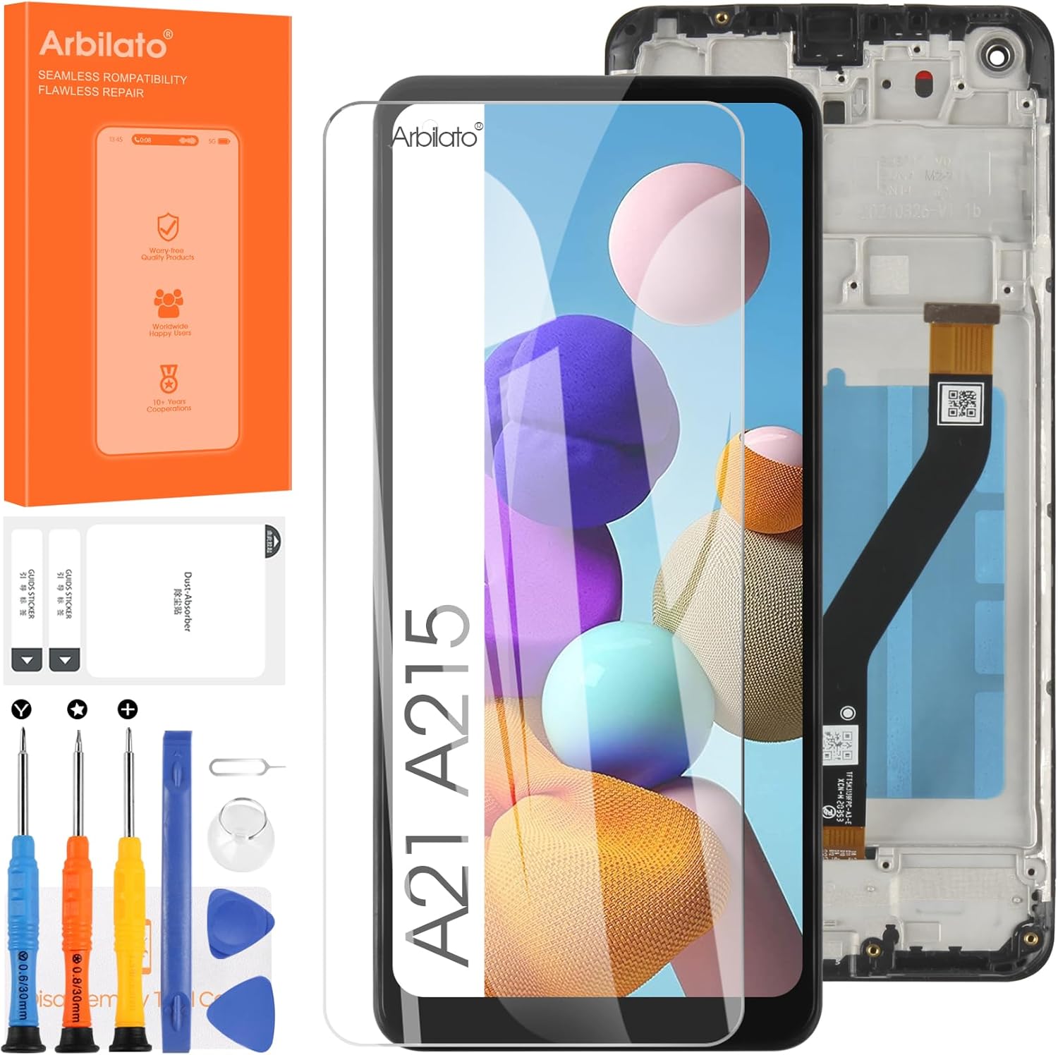 Amazon.com: Screen for Samsung Galaxy A21 Screen Replacement for Samsung A215 LCD Screen SM ...