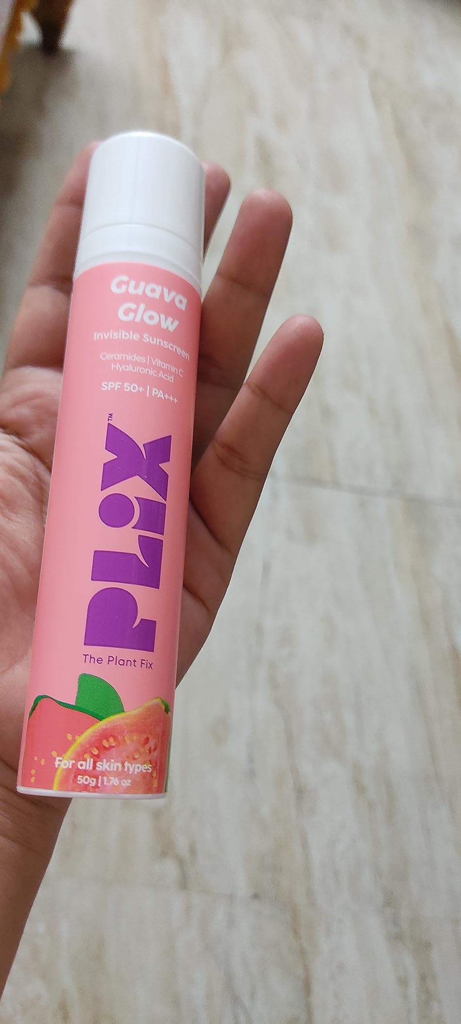 PLIX - THE PLANT FIX SPF 50+ Guava Glow Invisible Sunscreen With PA ...
