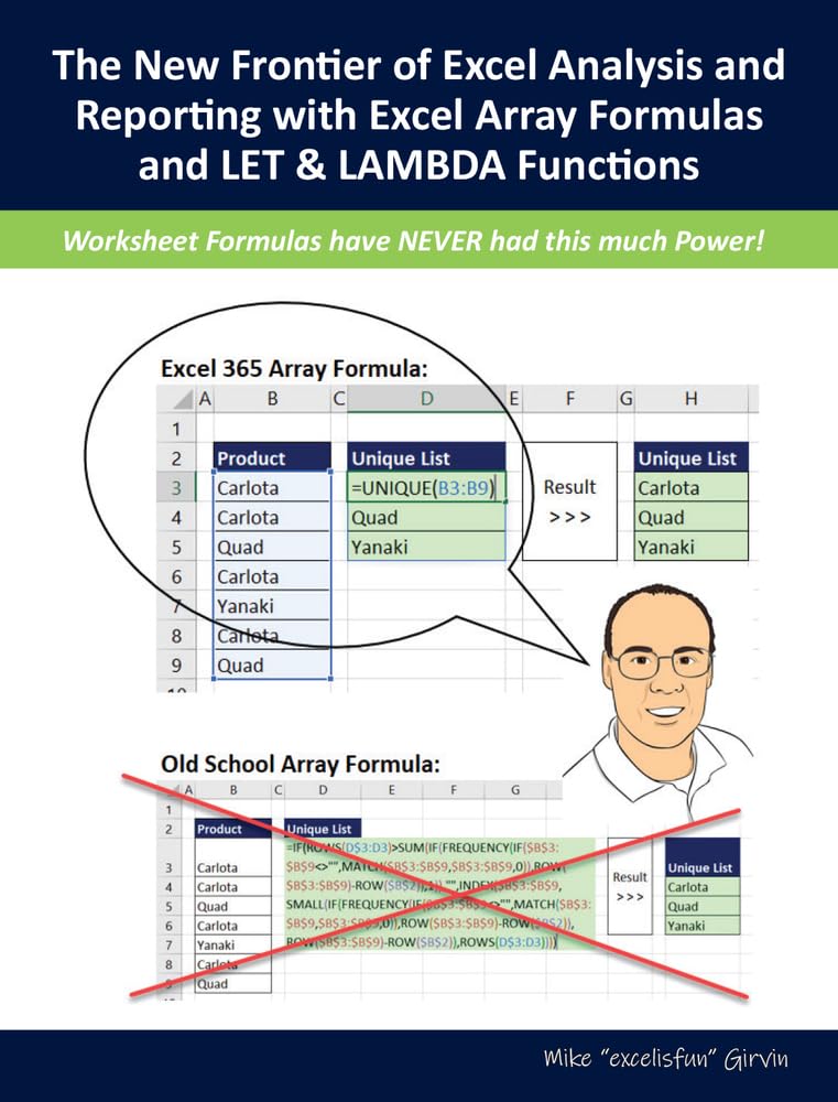 The New Frontier Of Excel Analysis And Reporting With Excel Array