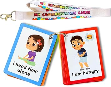 Amazon.com: Communication Cards for Non Verbal Children and Adults ...