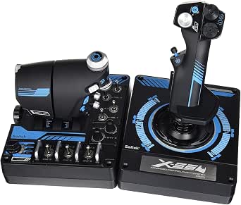 Logitech G Pro Flight X56 Rhino HOTAS Joystick : Amazon.co.uk: PC ...