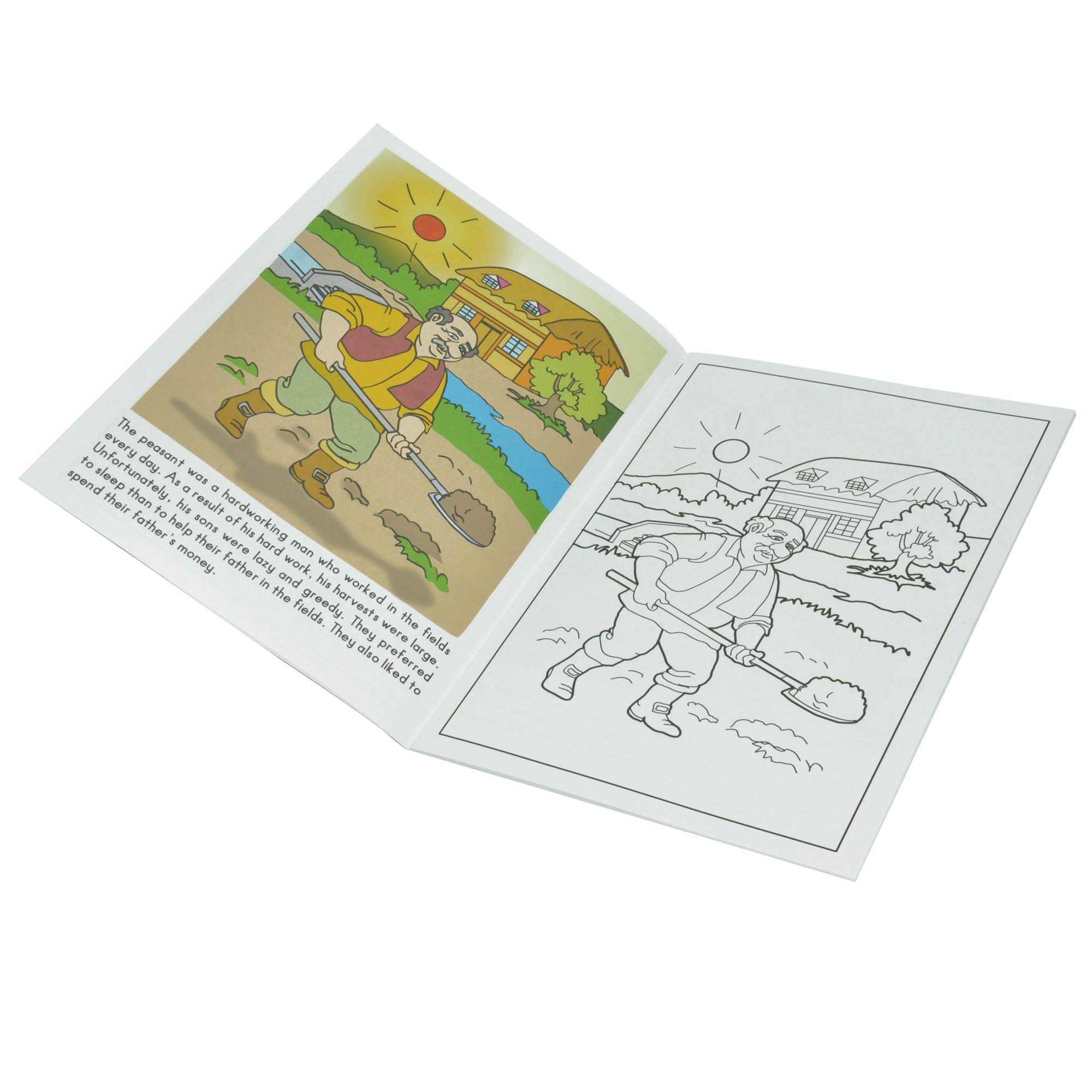 peasant coloring pages