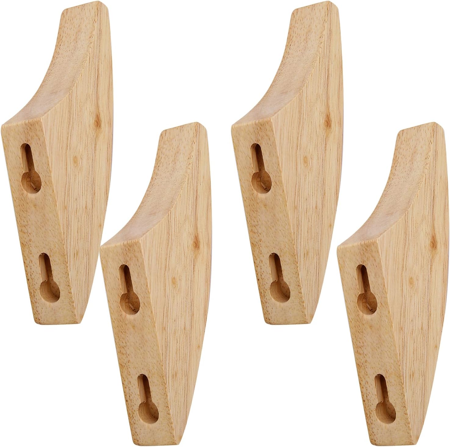 Amazon.com: 4 Pack Decorative Hooks Coat Rack with Shelf for Hanging ...