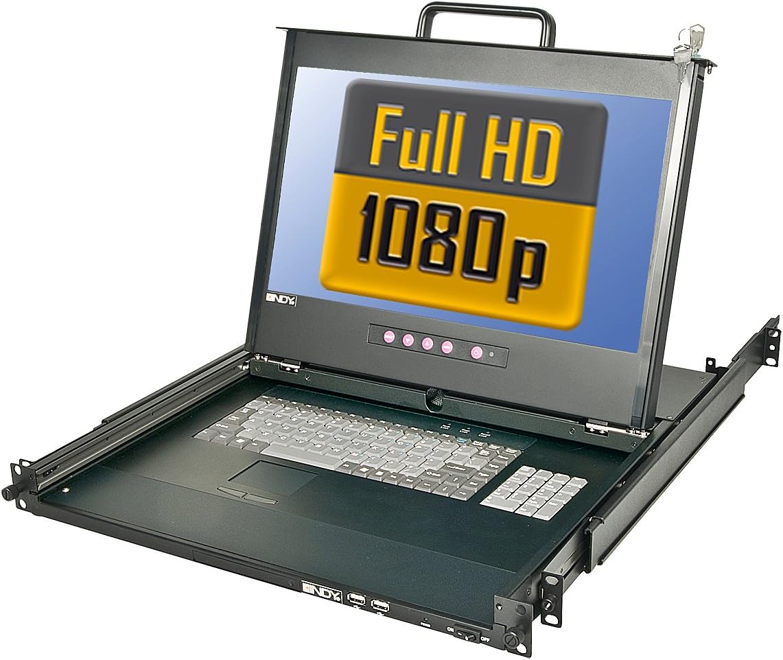 17''/44 cm LCD KVM Terminal PRO Full HD DVI-I, USB 2.0, CH Layout ...