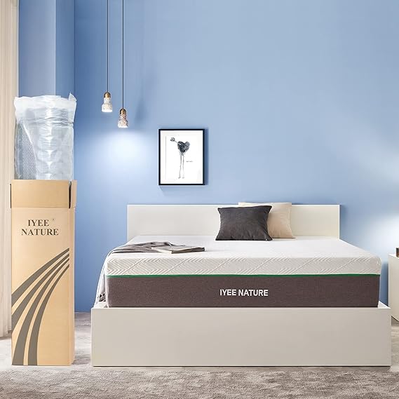 Amazon.com: Full Size Mattress, 12 Inch Iyee Nature Cooling-Gel Memory ...