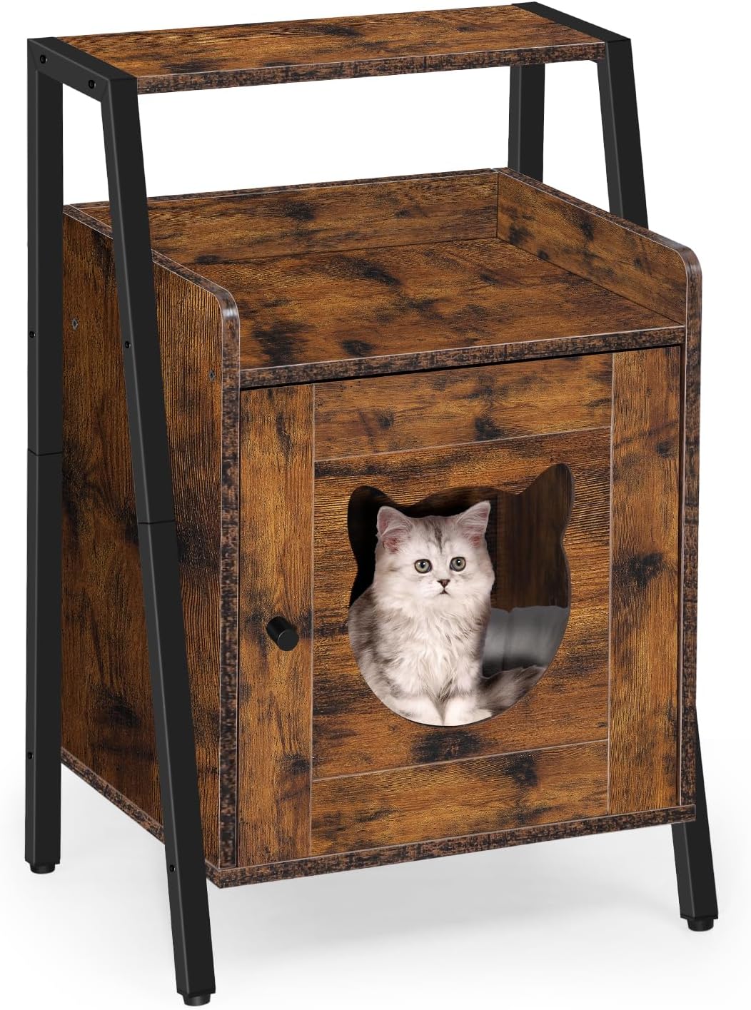 Amazon.com : Cat Bed House End Table for Indoor Cats Nightstand Pet ...