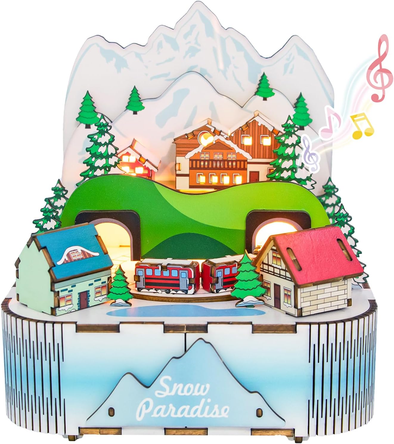 Amazon.com: DIY Miniature House Kit, SMILESSKIDDO 80pcs Christmas ...