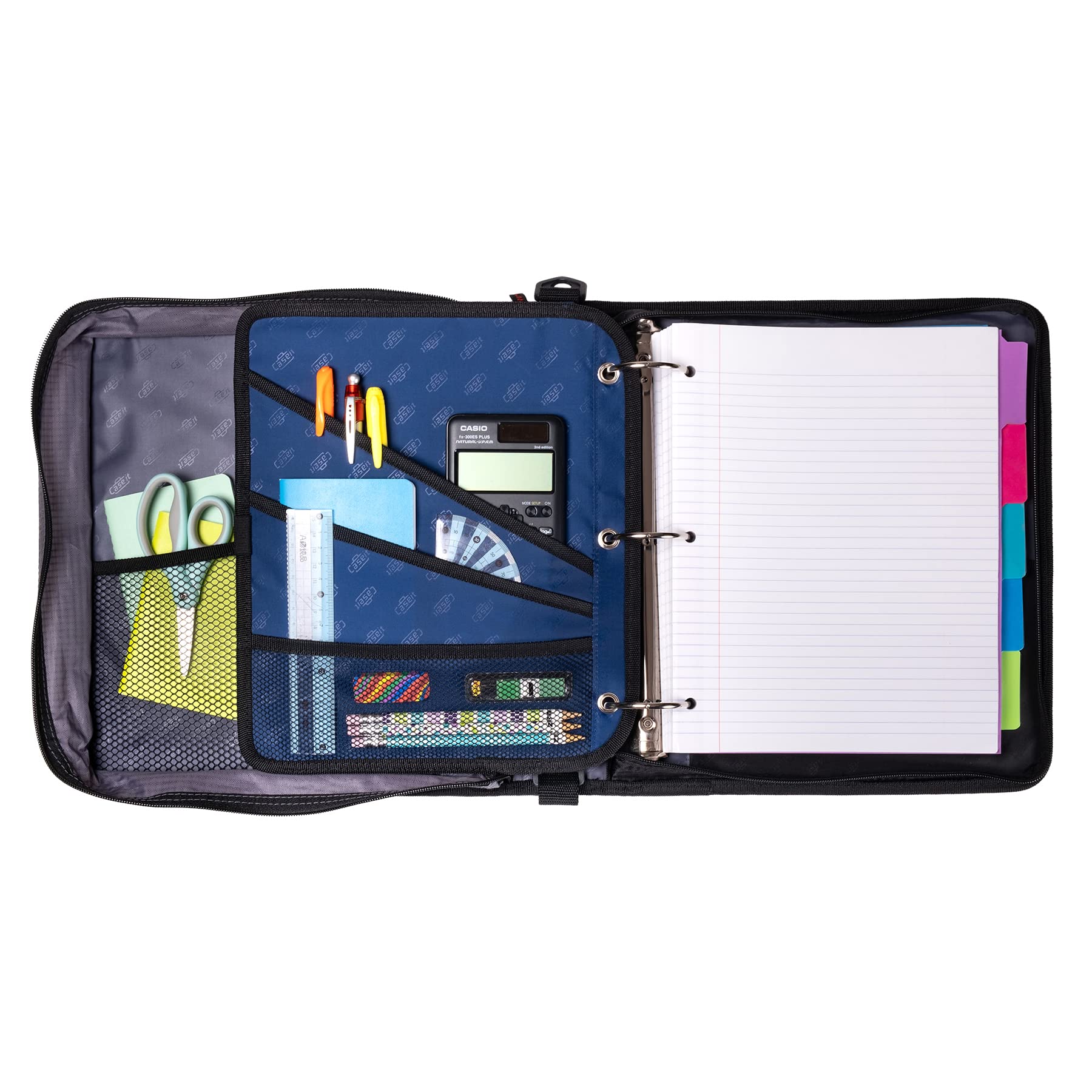 Snapklik.com : Case It 5-Tab Binder Accessory, 5-colored Tabbed, 6 ...