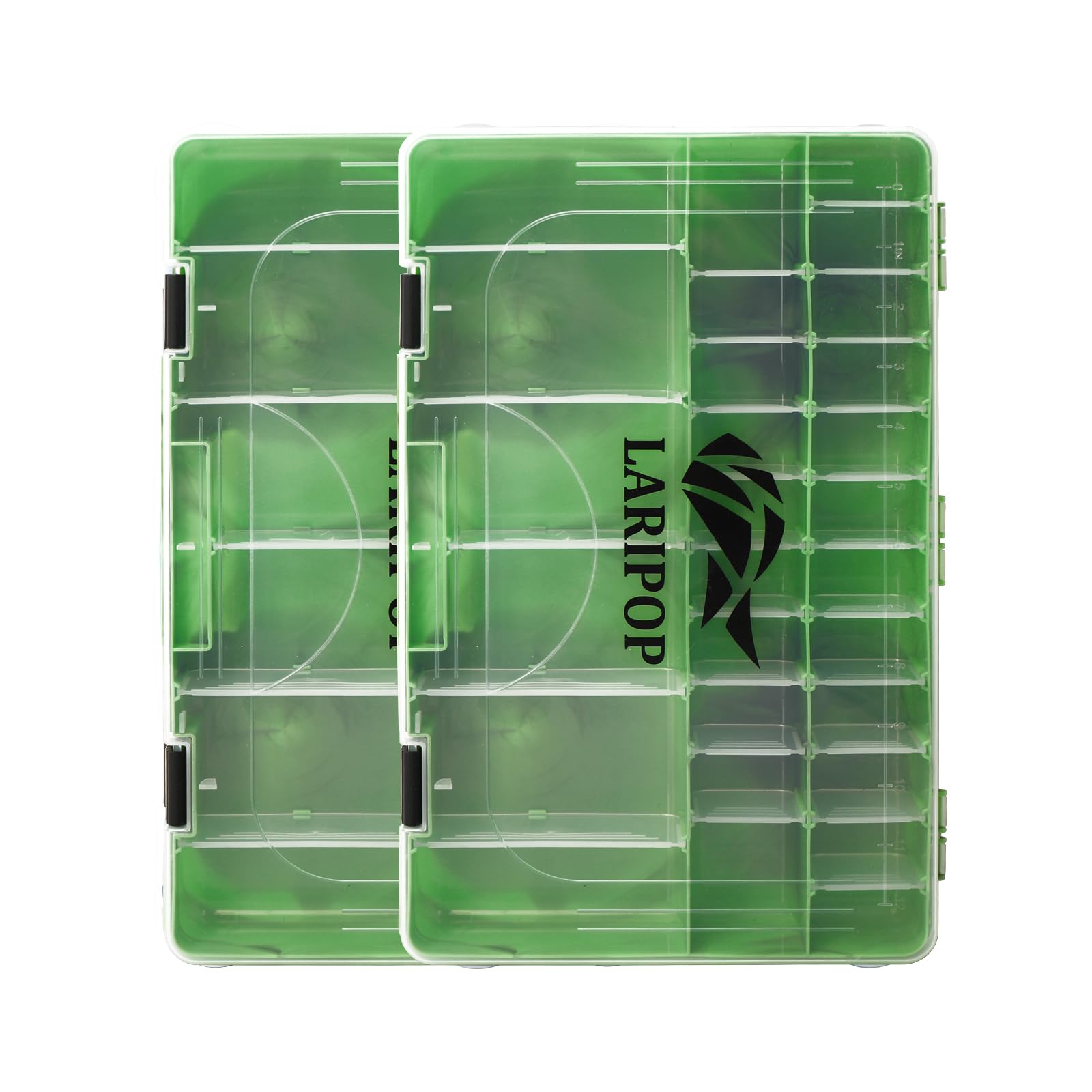 Amazon.com: LARIPOP 3700 Tackle Box, Plastic Tackle Trays, Transparent ...