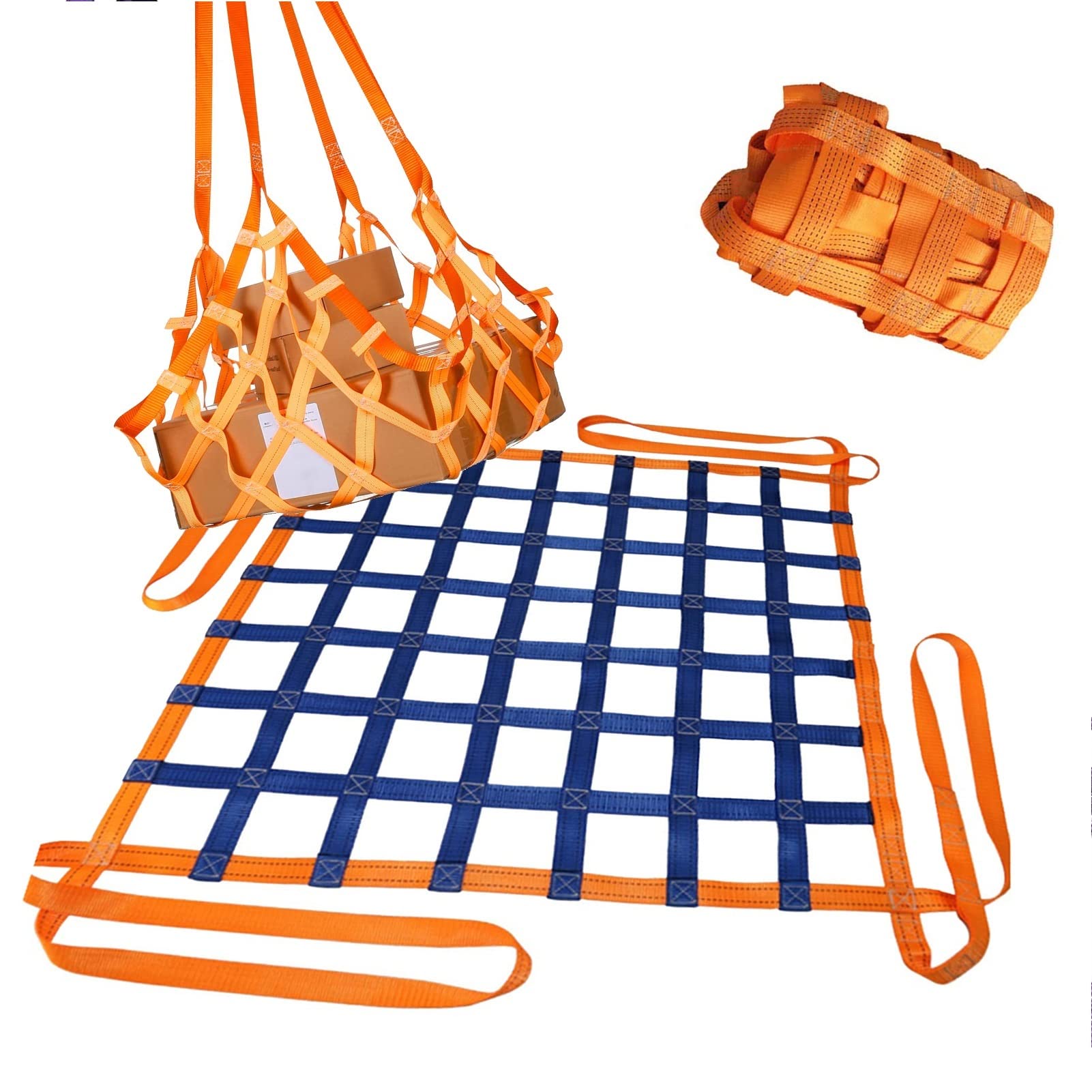 Amazon.co.jp: 平荷揚網 - ナイロン伸縮性がある貨物網, ぶら下げ ロープの持ち上がる網, 工事現場専用吊上げネット ...